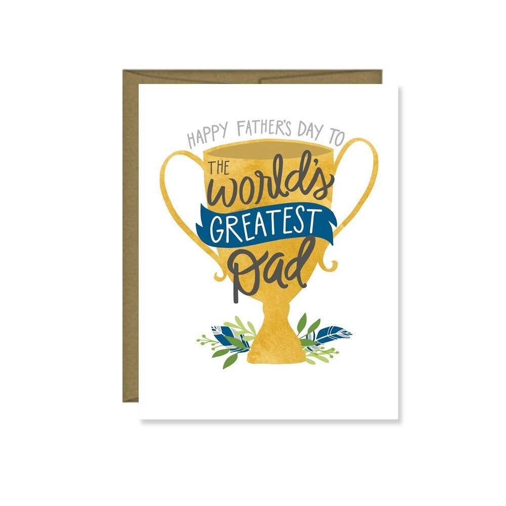Happy Father's Day To The World's Greatest Dad Card | Timber & Fieldstone
