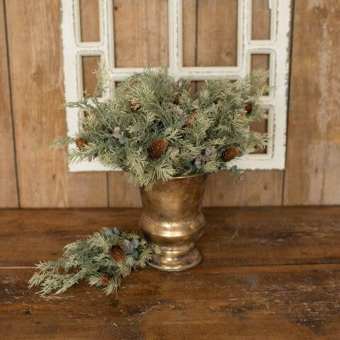 Angel Pine & Atlantic White Cedar & Eucalyptus Bush | Timber & Fieldstone